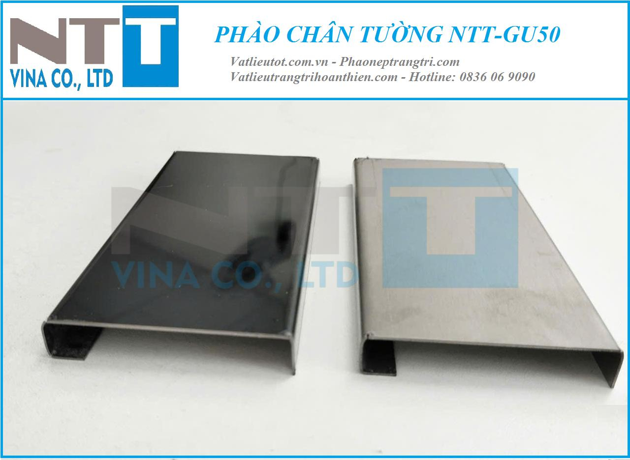 Nẹp inox len chân tường NTT-GU50