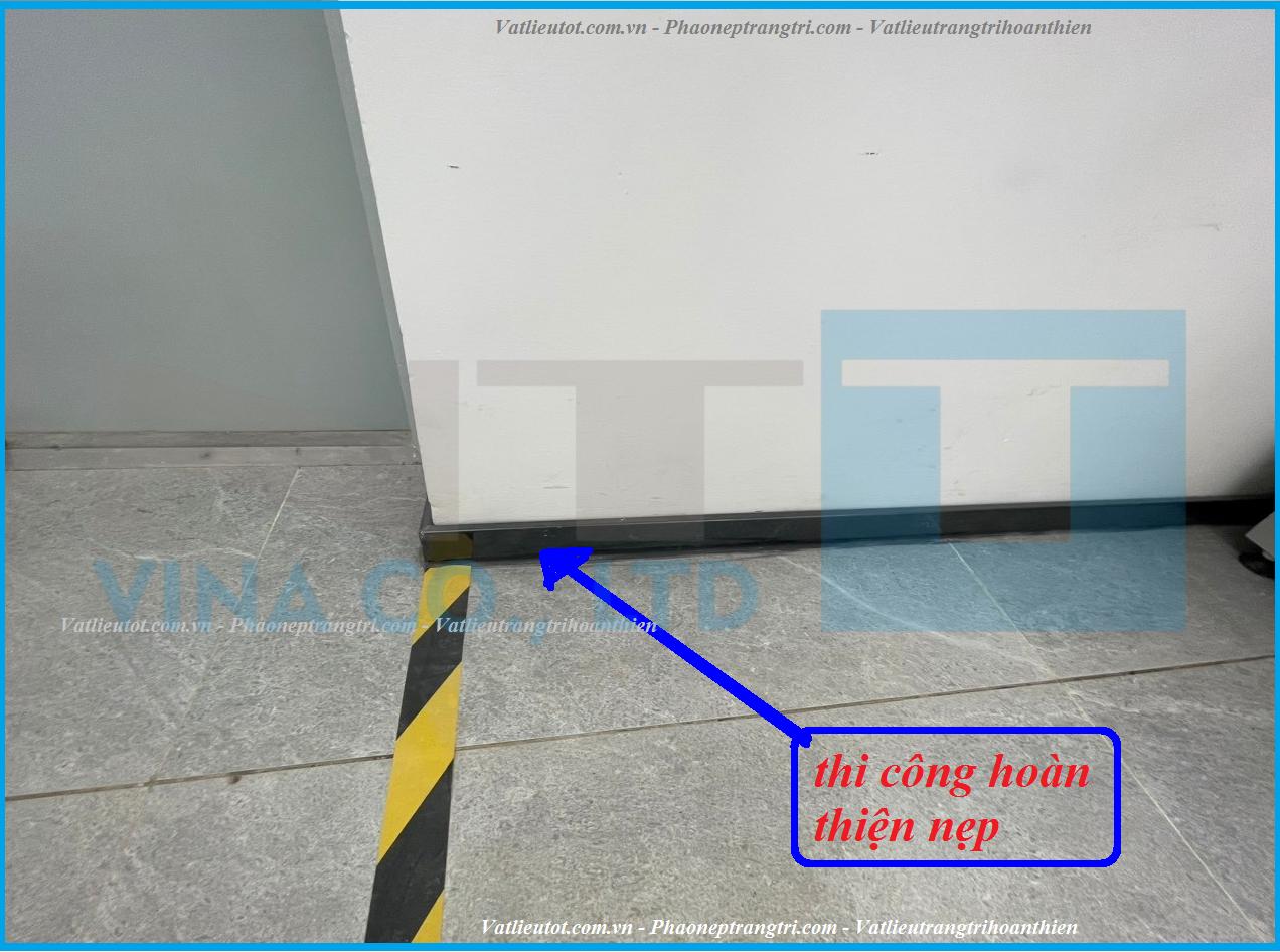 Nẹp inox len chân tường NTT-GU50